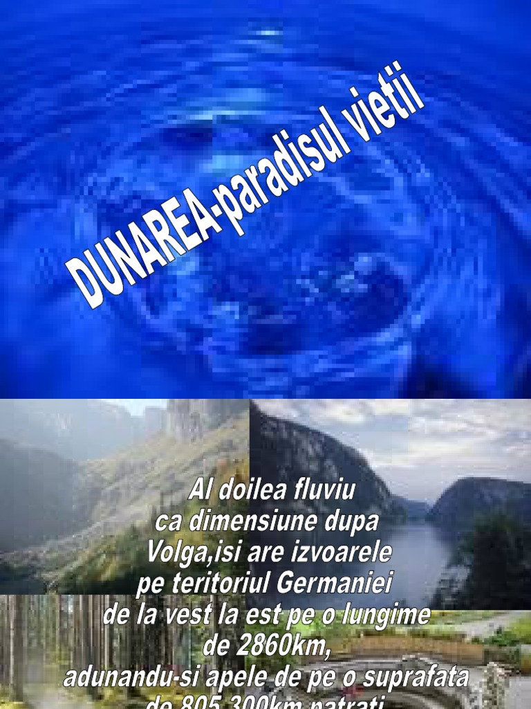 4.dunarea Prezentare in Imagini | PDF
