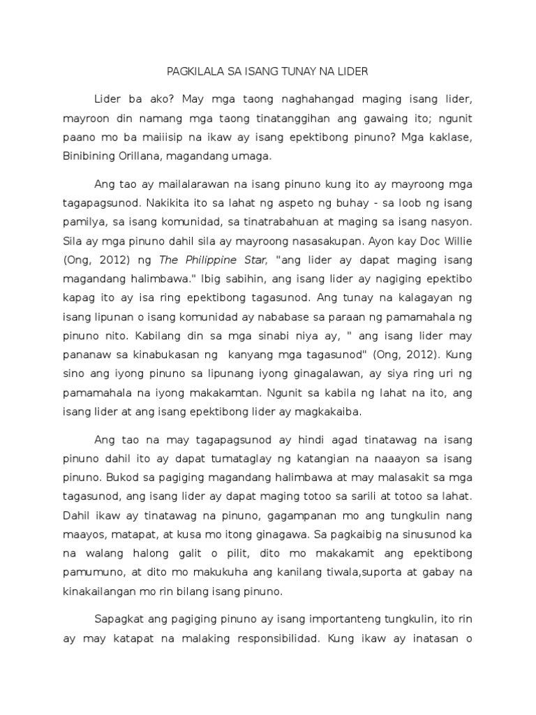 Talumpati Speech | PDF