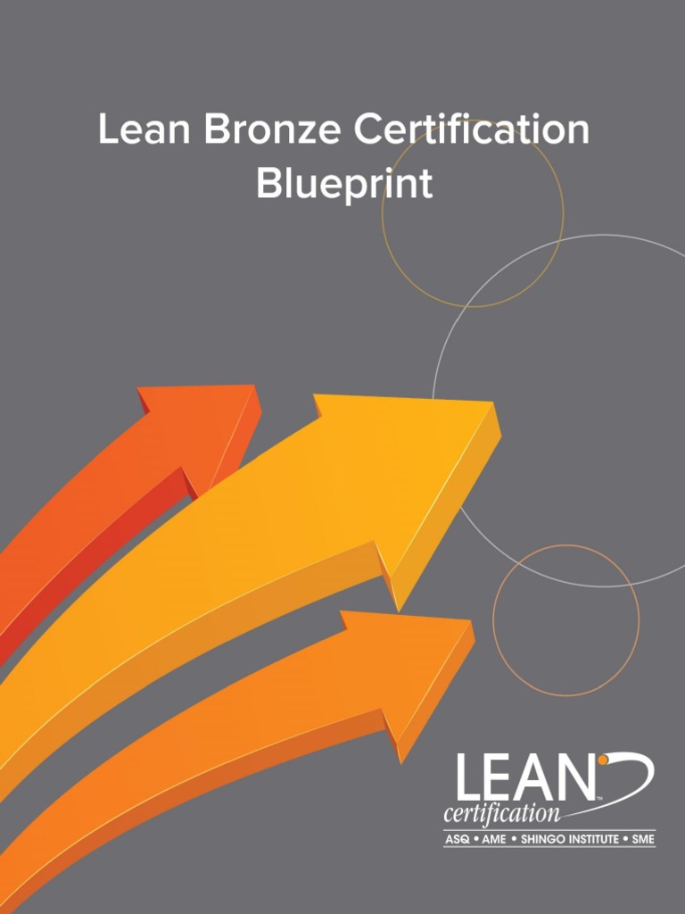 Lean Bronze Certification Blueprint Guide | PDF