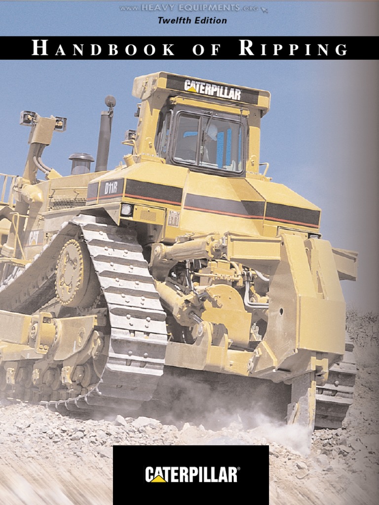 Manual Handbook Ripping Cat Selection Techniques Applications ...