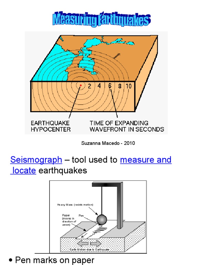 Earthquake Measurement Techniques | PDF