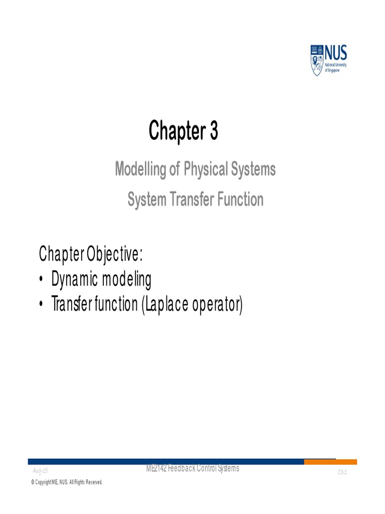 Modelling of Physical Systems System Transfer Function | PDF | Control Theory | Operational ...