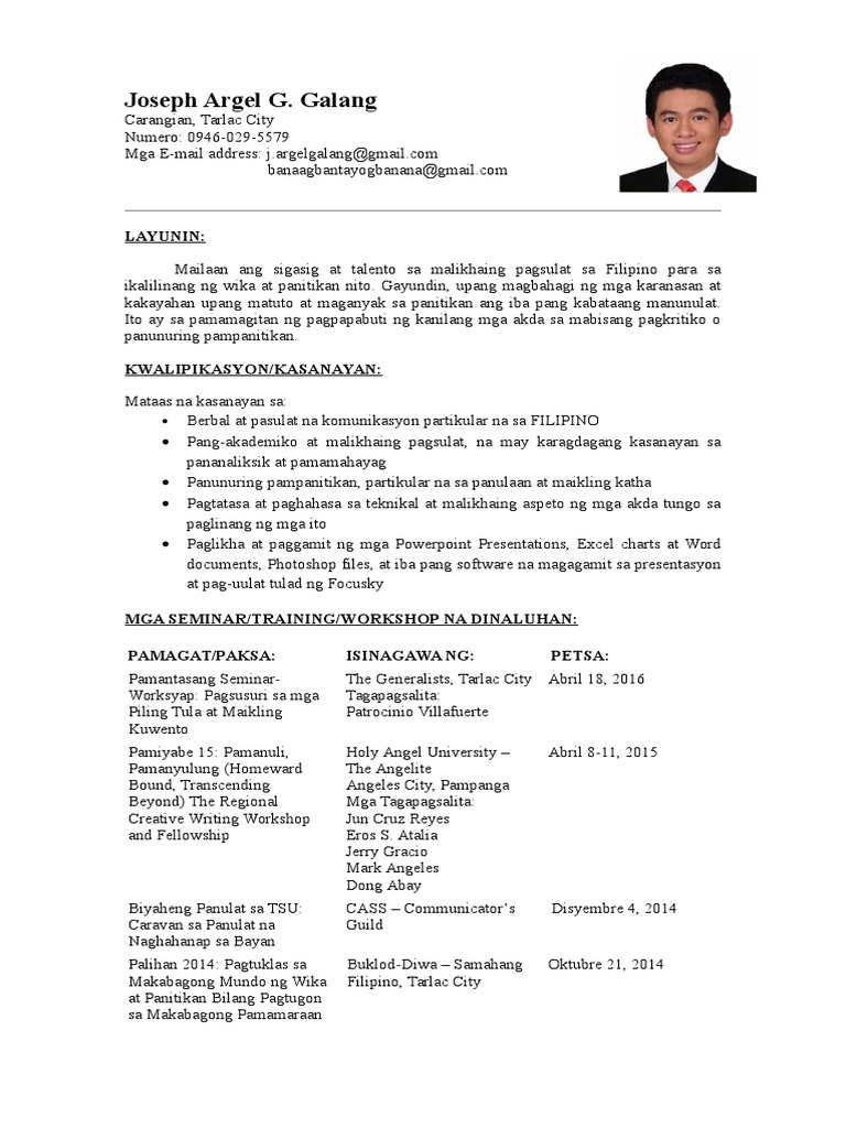 Kritiko Sa Filipino - JA Galang | PDF