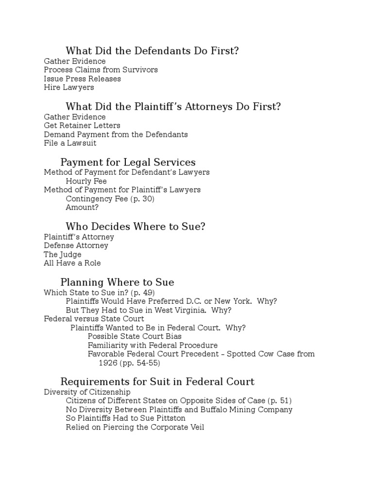 Legal Process Overview: Lawsuit Steps | PDF | Pleading | Lawsuit