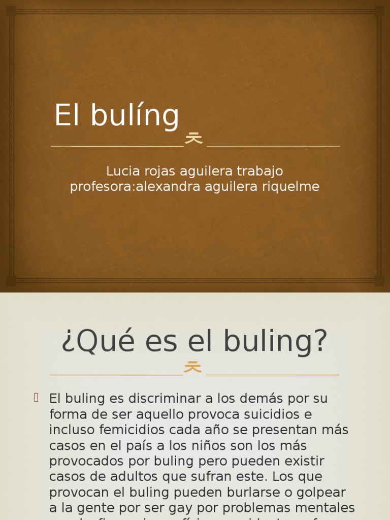 El Bulíng | PDF