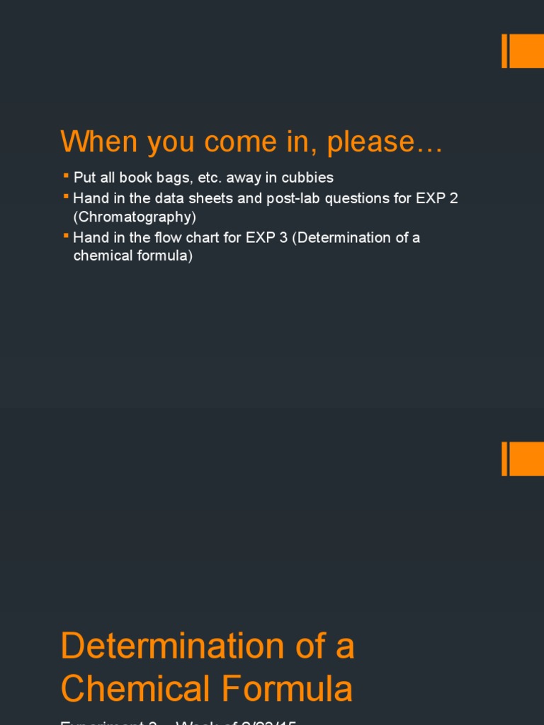 Det. Chem. Formula | PDF | Filtration | Chemistry