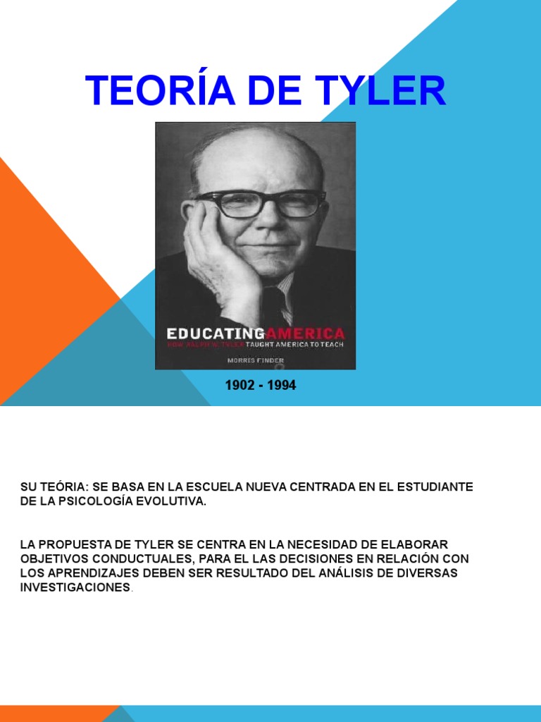 Teoría de Tyler | PDF | Evaluación | Comportamiento
