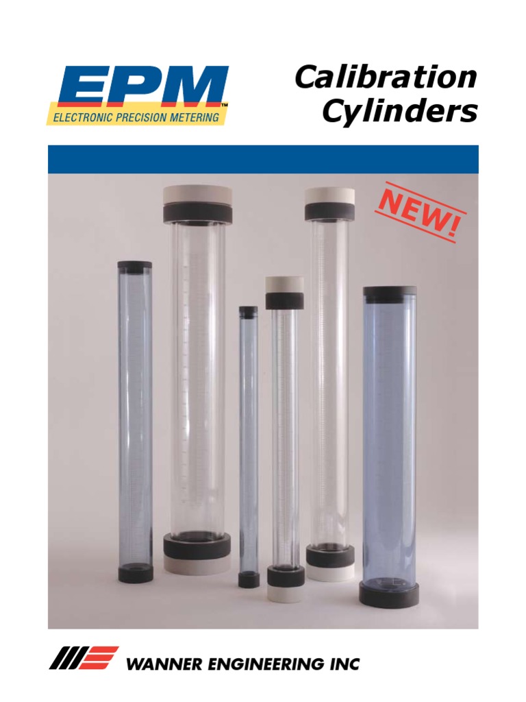Calibration Cylinder Selection for Wanner Pumps | PDF | Valve | Calibration