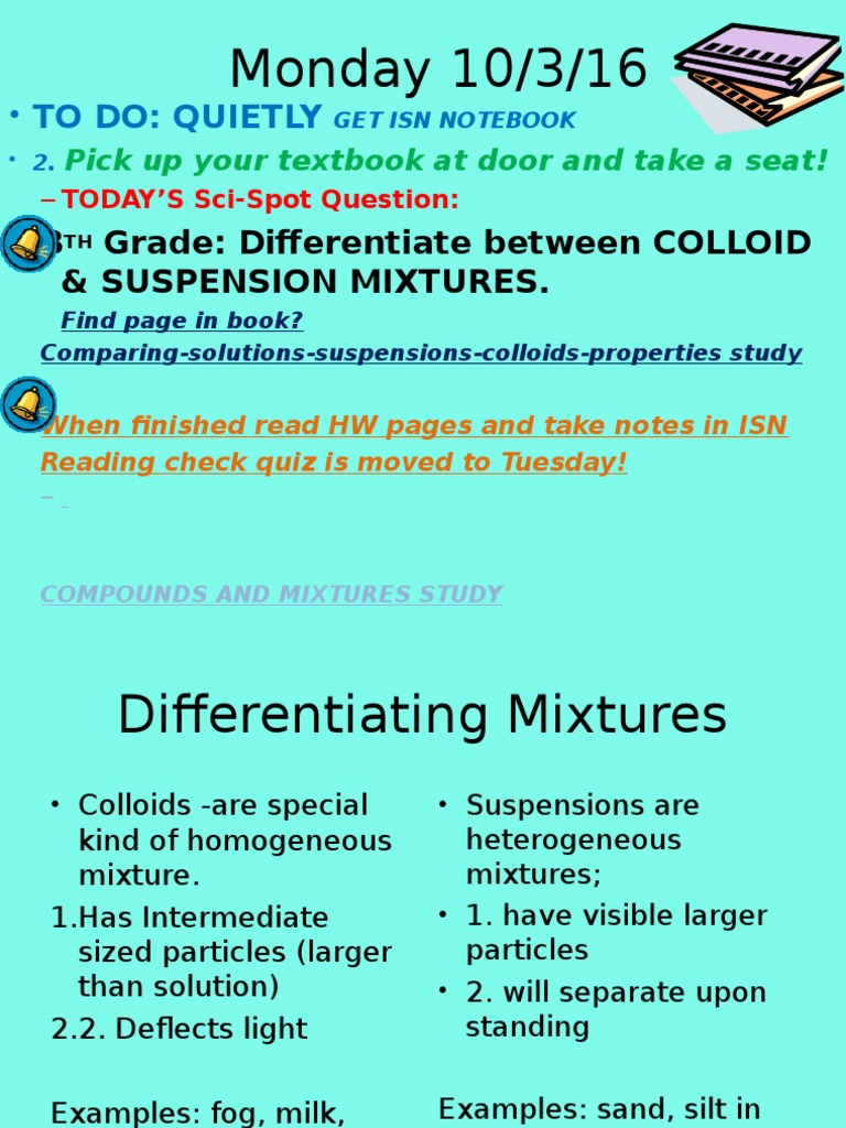 Mixtures and Solutions for 8th Grade | PDF | Mixture | Chemical Substances