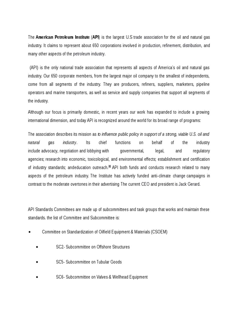 API (Safety) | PDF | Industries | Petroleum