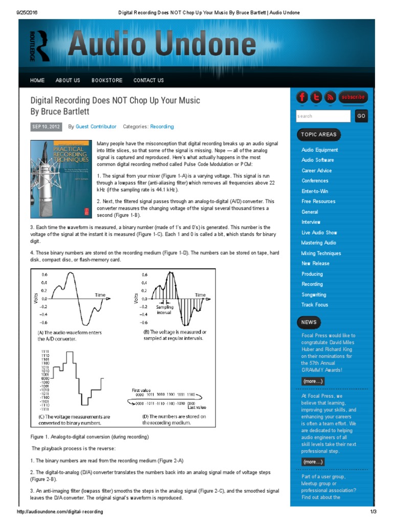 Pulse Code Modulation | PDF | Digital Audio | Signal (Electrical ...