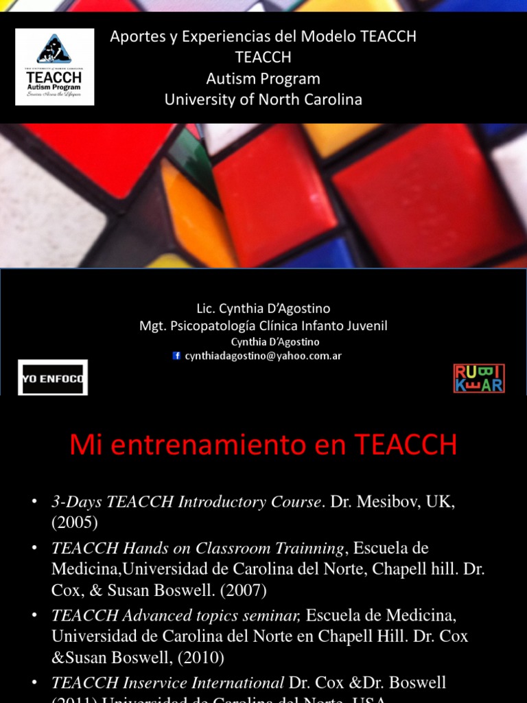 Aportes del Modelo TEACCH en Autismo | PDF | Autismo | Aprendizaje