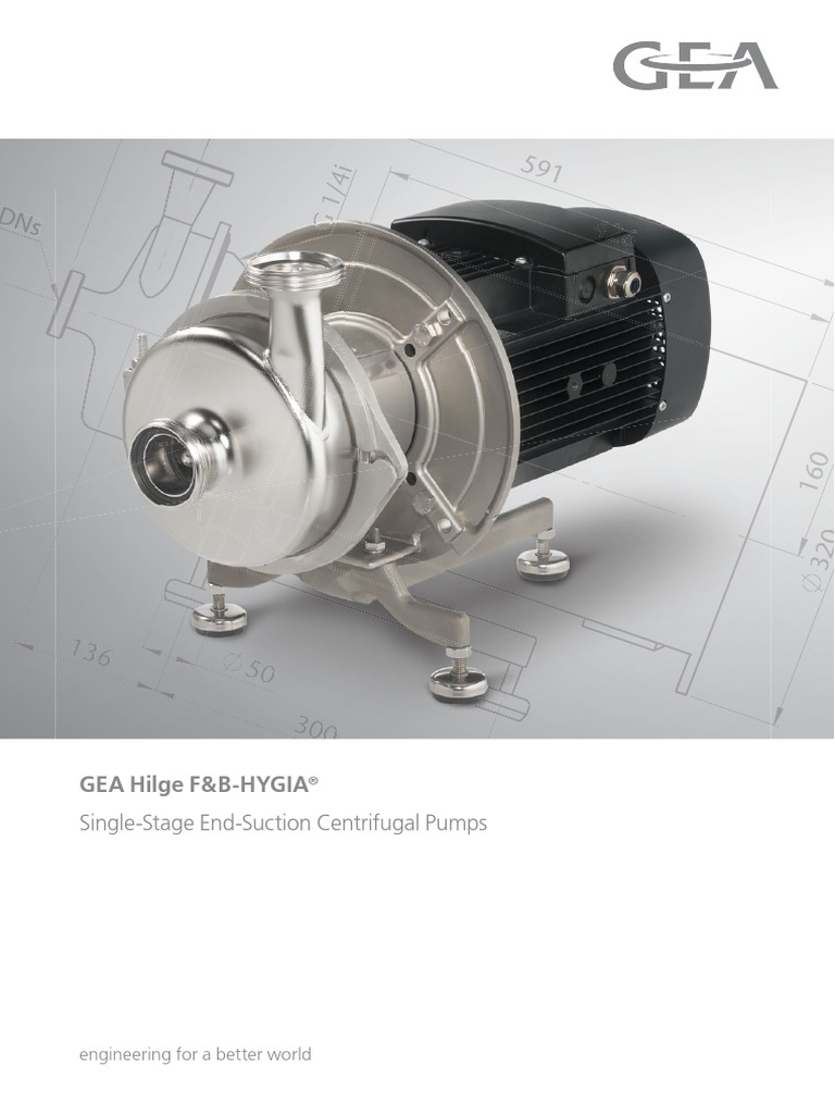 GEA Hilge FB HYGIA Brochure A4 EN V012015 PDF | PDF | Pump | Liquids