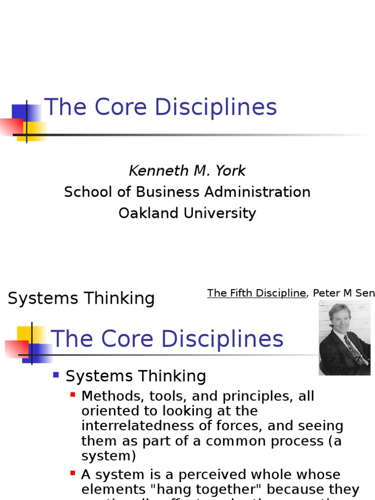 An Introduction to the Core Disciplines of Systems Thinking, Team ...