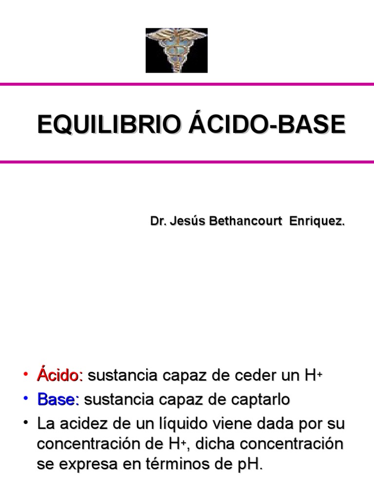 Equilibrio Acido Base | PDF | Solución tampón | Química