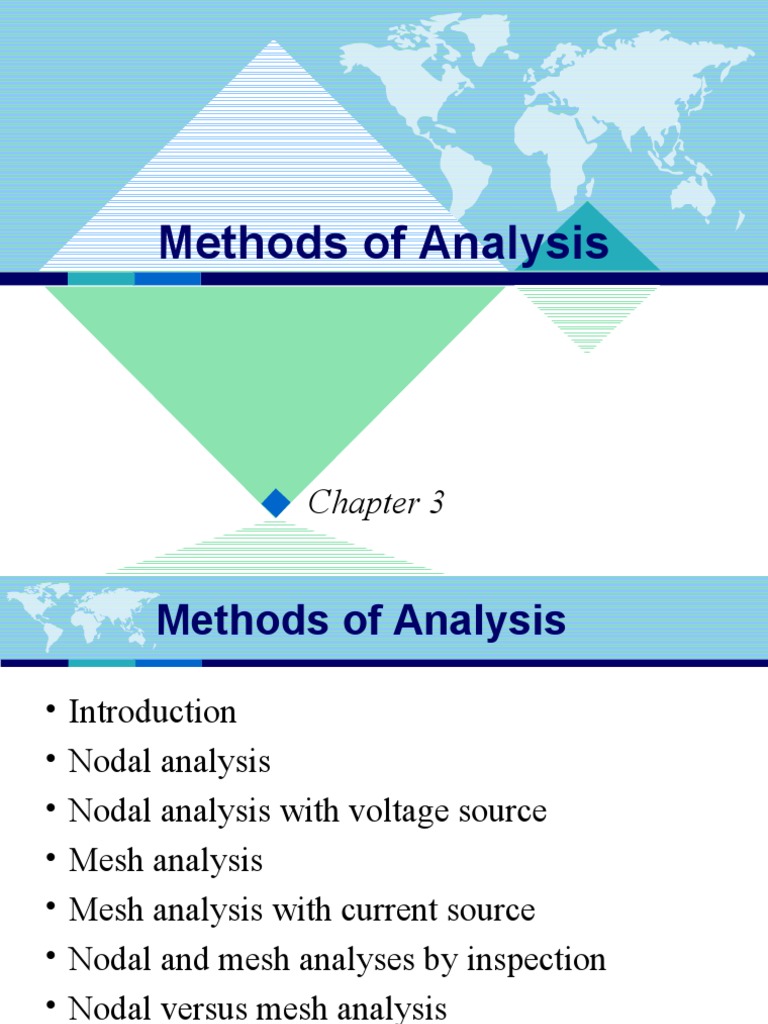 Chap3. Methods of Analysis | PDF | Electrical Network | Visual Cortex