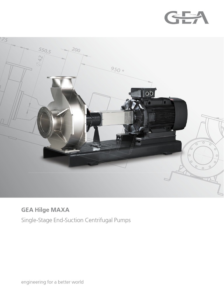 GEA Hilge MAXA Brochure A4 EN V012015 PDF | PDF | Brewery | Pump