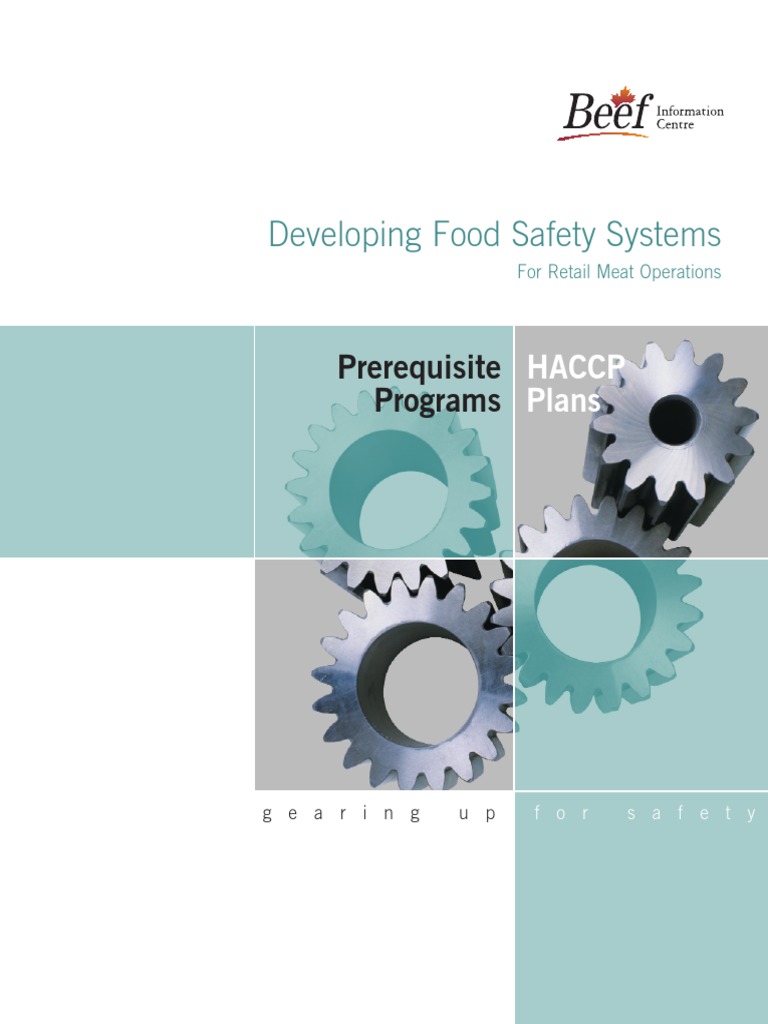 HACCP Prerequisite Programs Food Safety Systems Manual | PDF | Hazard ...