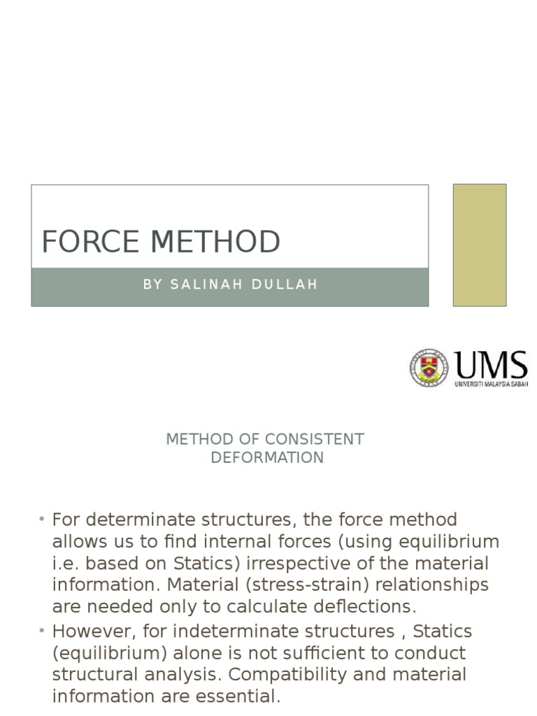 Force Method 2 | PDF | Structural Analysis | Building Engineering