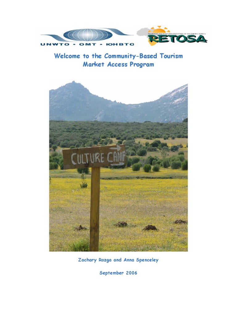 Community-Based Tourism - Market Access Program | PDF | Pricing | List ...