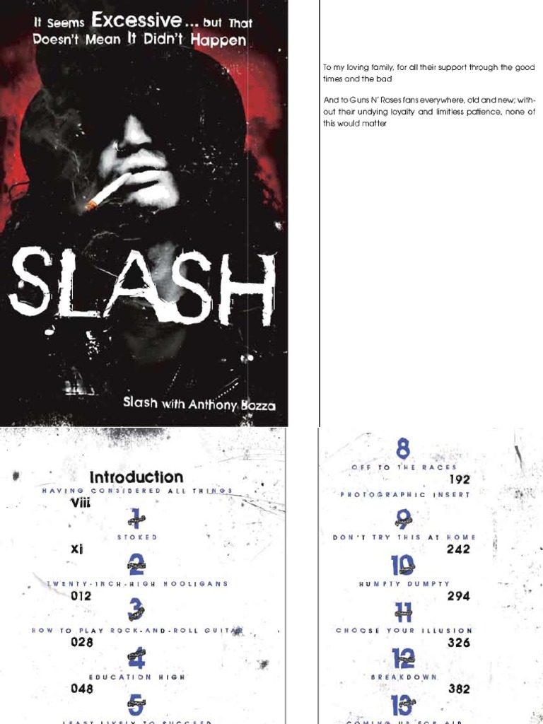 Slash Autobiography by Slash | PDF | Nature | Entertainment (General)