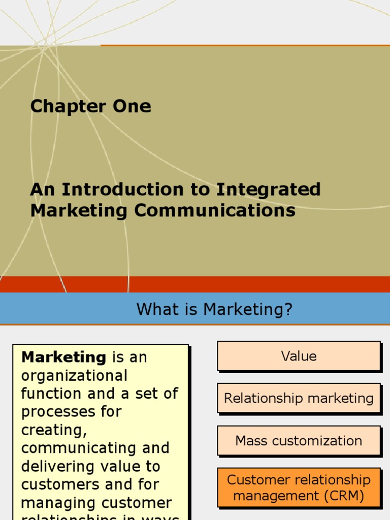 Integrated Marketing Communications Chapter 1 | PDF | Direct Marketing ...