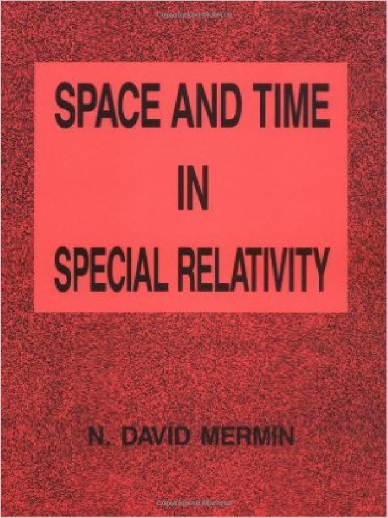 (David Mermin) Space and Time in Special Relativit | PDF