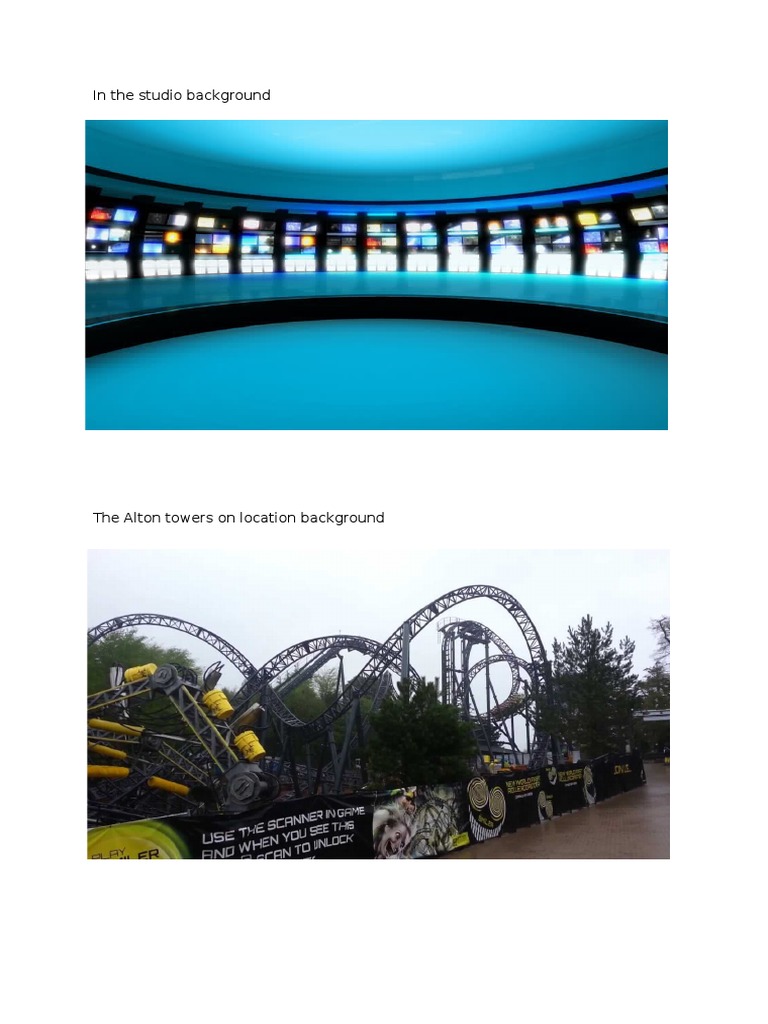 Greenscreen Locations | PDF