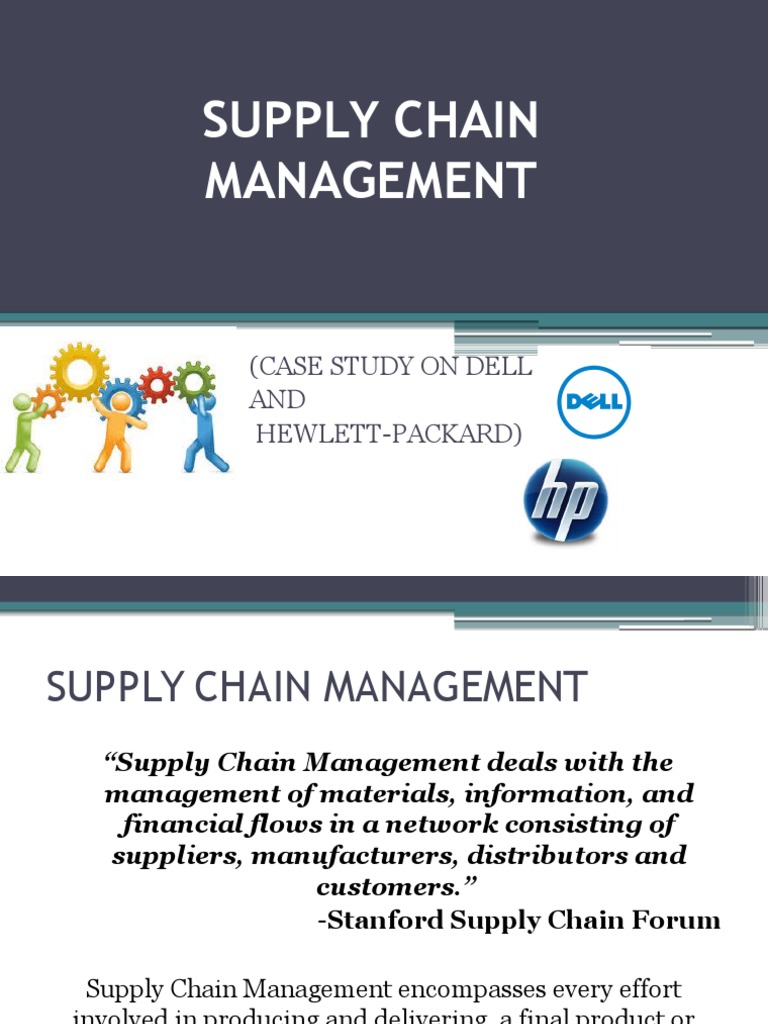 Supply Chain Management | PDF | Dell | Supply Chain