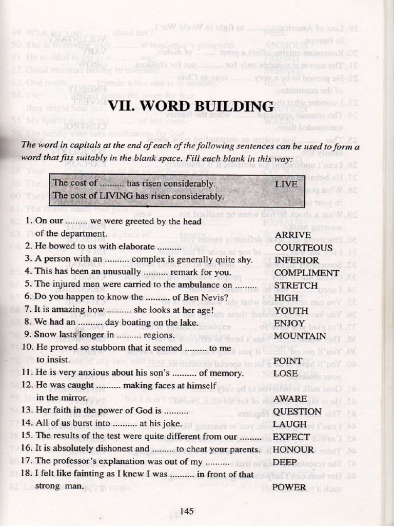 Word Building | PDF
