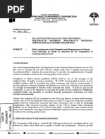 PhilHealth Circular 2016-009 - PCARES | PDF | Government | Social ...