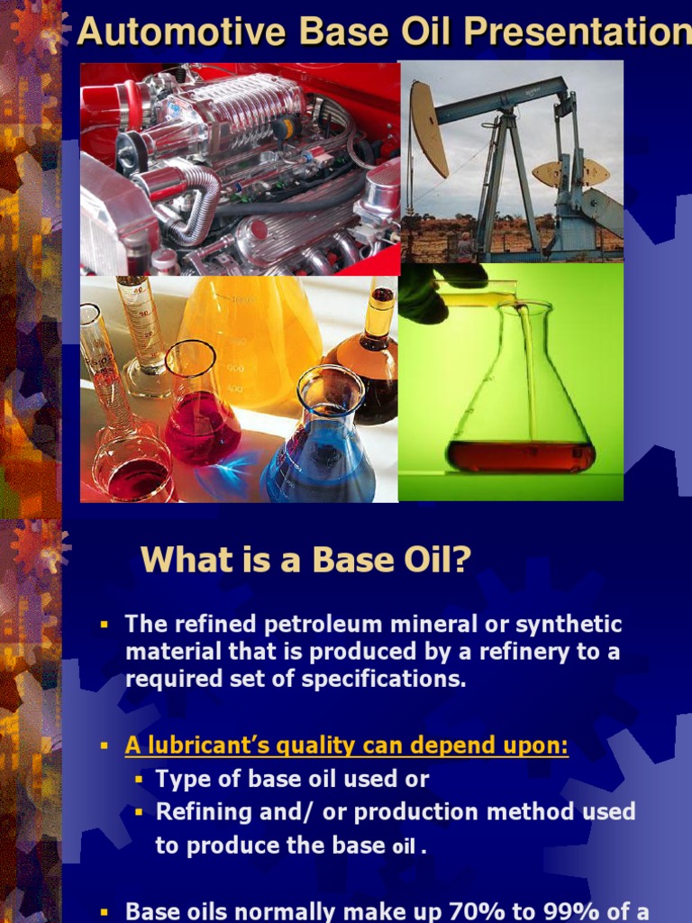 Understanding Automotive Base Oils | PDF | Motor Oil | Petroleum