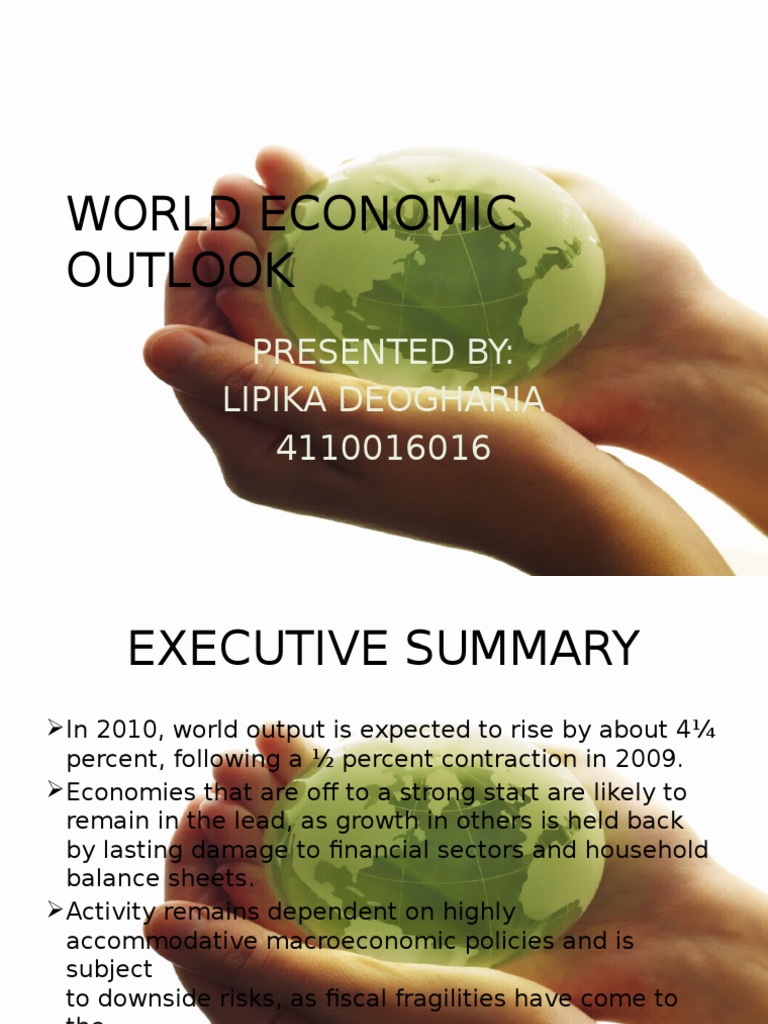World Economic Outlook | PDF | Economic Growth | Emerging Markets