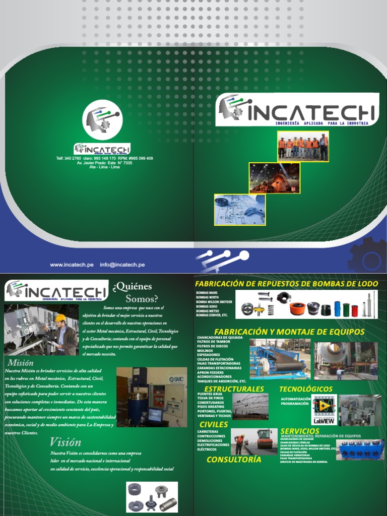 Brochure Incatech | PDF