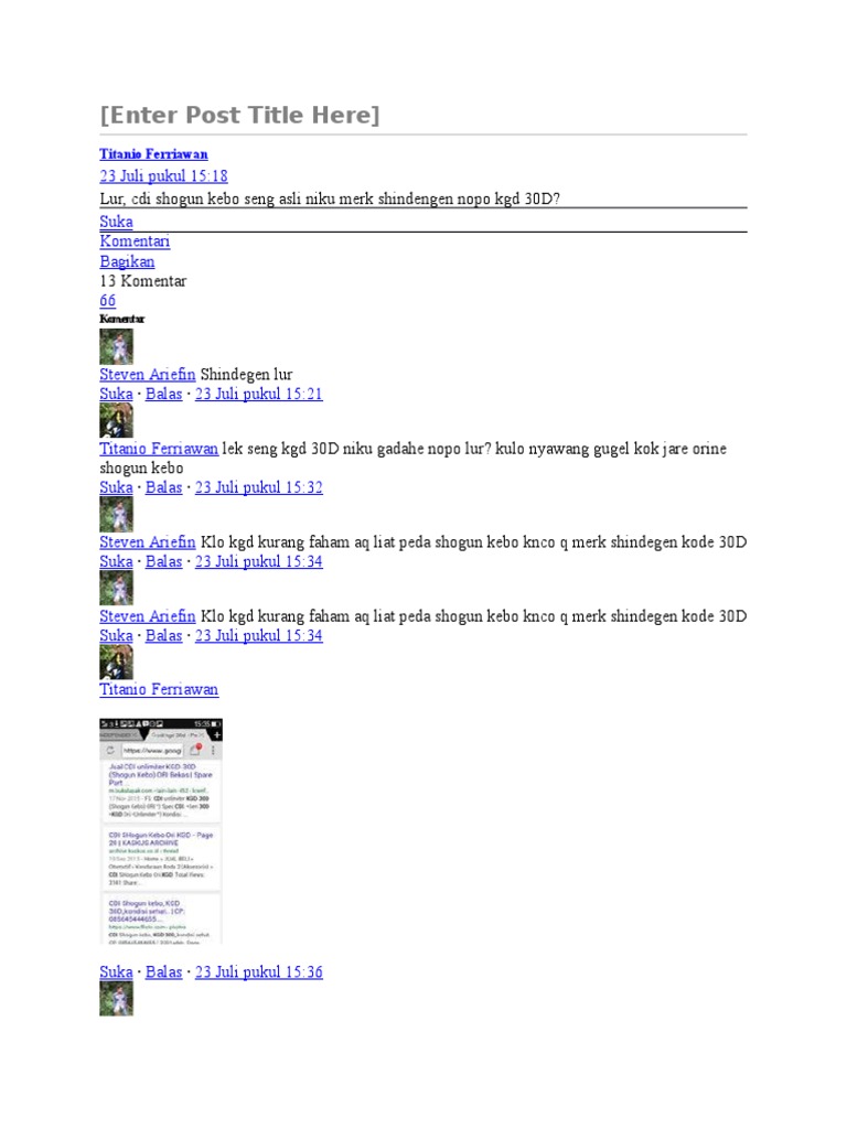 Cdi Shogun Kebo | PDF