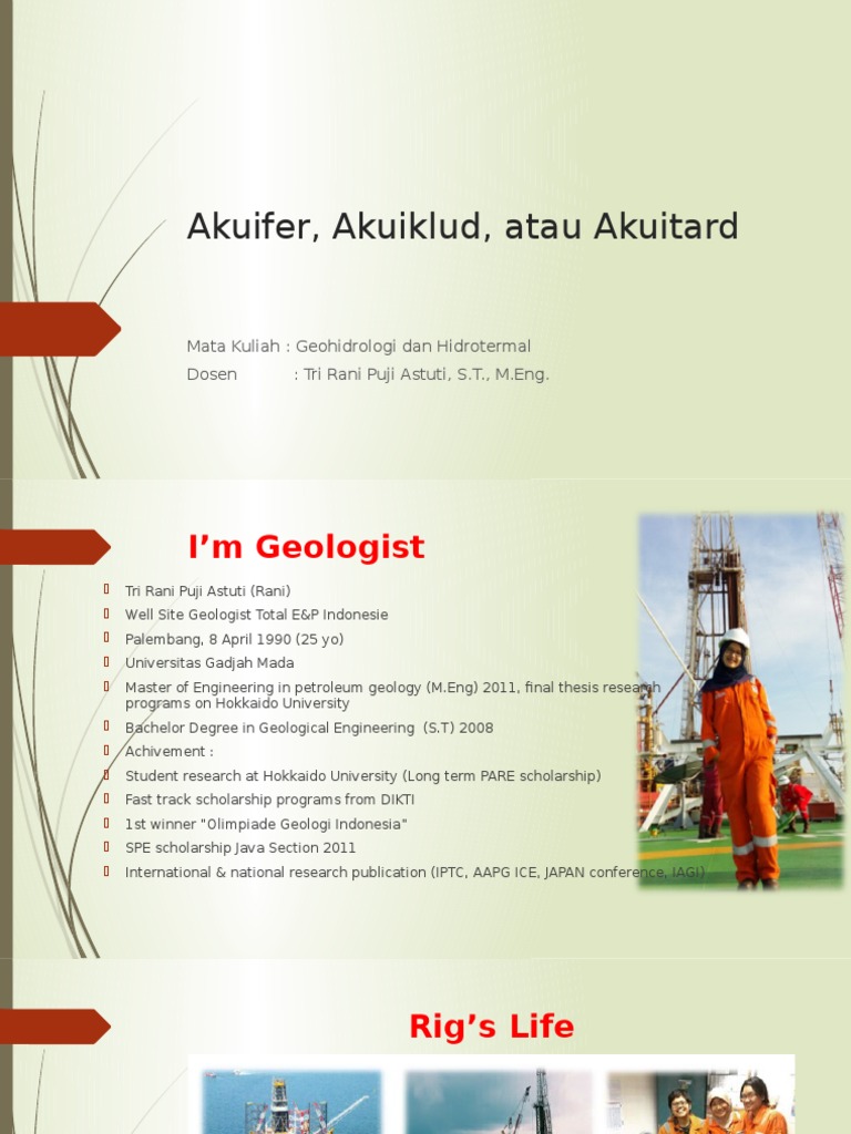 Akuifer, Akuiklud, Dan Akuitard | PDF | Aquifer | Porosity