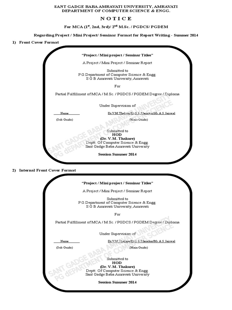 IEEE Project Report Format | PDF