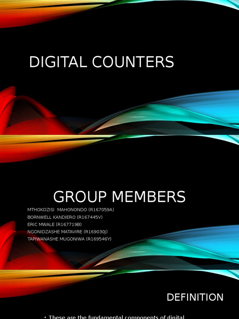 Digital Counters Explained | PDF | Electronic Engineering | Computing