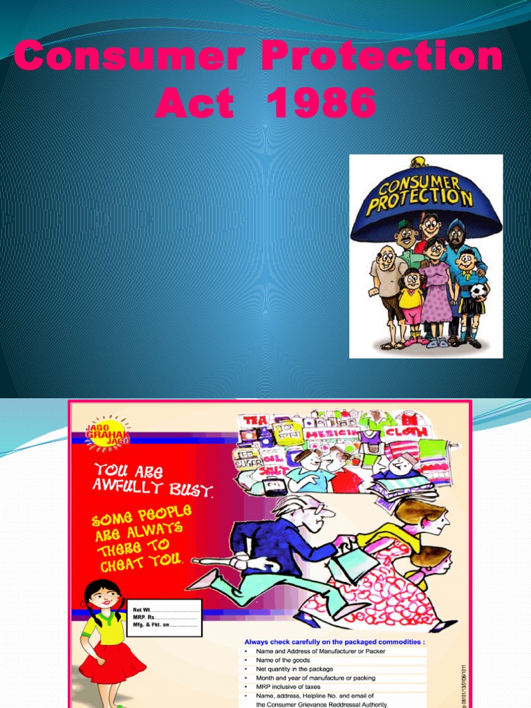 Consumer Protection Act - Unit4 | PDF | Consumer Protection | Rupee