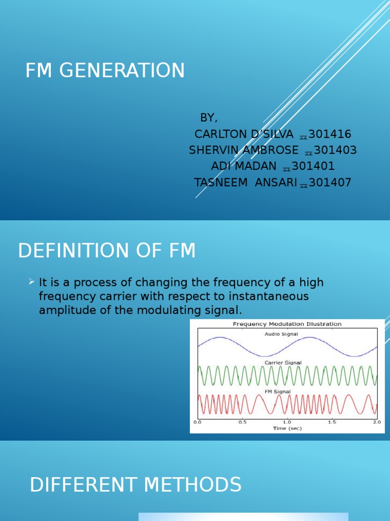 FM Generation | PDF