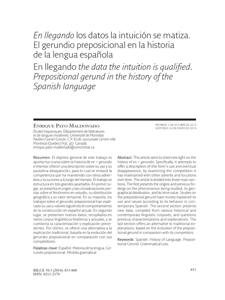 En Llegando | PDF | Verbo | Semántica