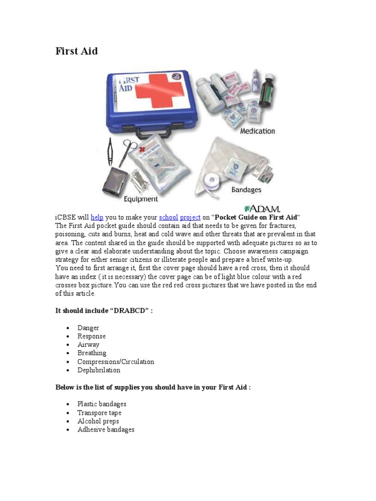 First Aid: Help School Project | PDF | Hypothermia | Hyperthermia