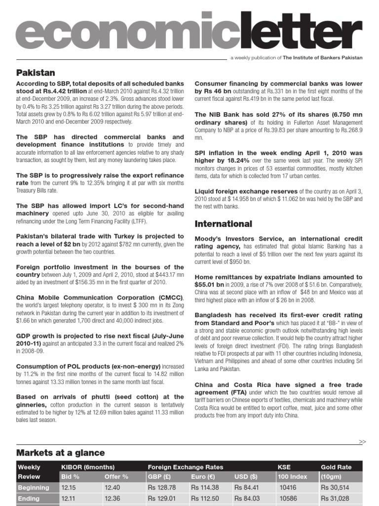 IBP Economic Letter | Download Free PDF | Banks | European Union