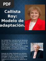 Callista Roy | PDF | Enfermería | Teoría