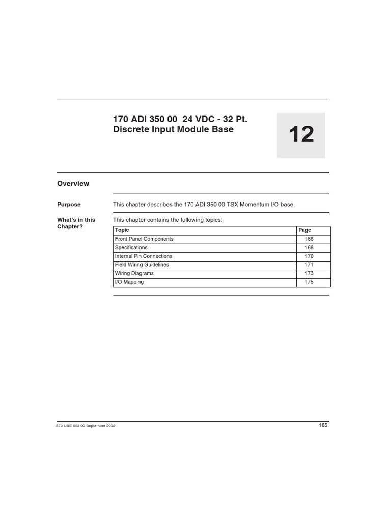 170 Adi 350 00 | PDF | Electrical Connector | Electrical Components