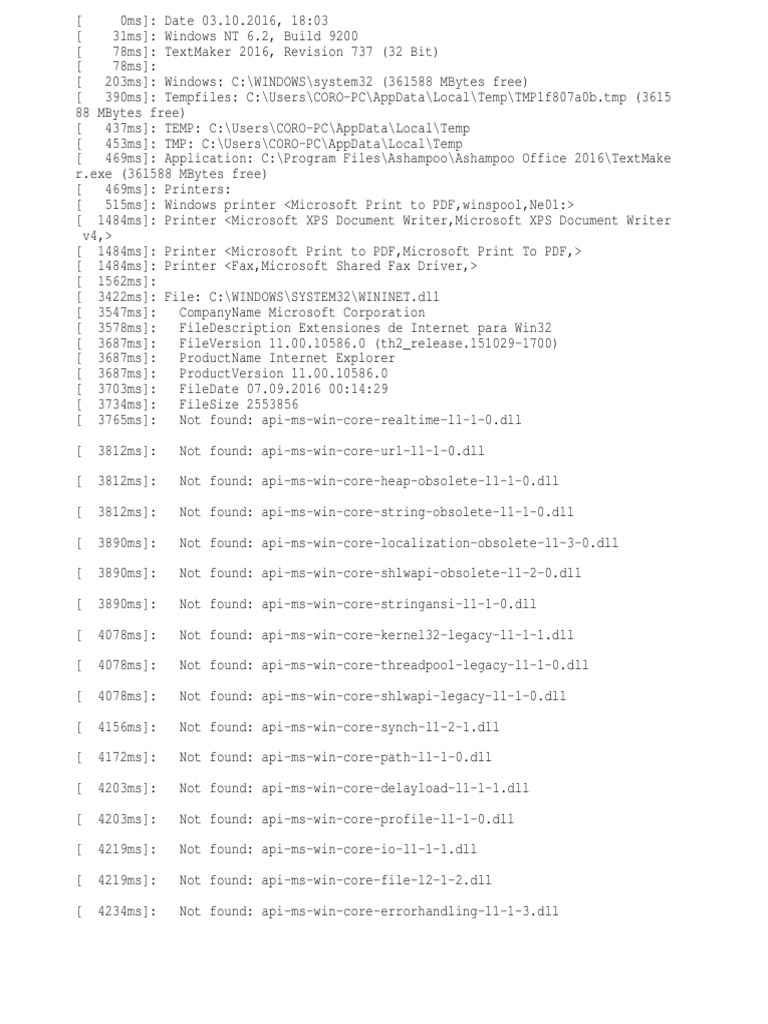 Tmlog | PDF | Ibm Pc Compatibles | System Software