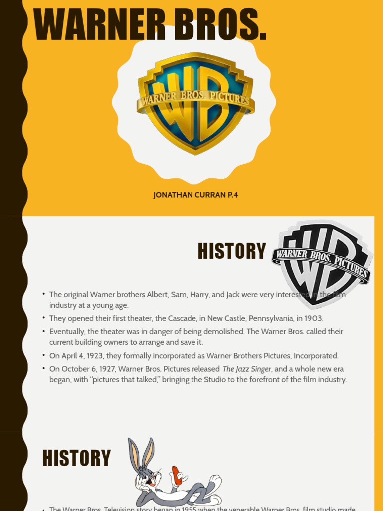 Warner Bros | PDF | Warner Bros. | Film Industry