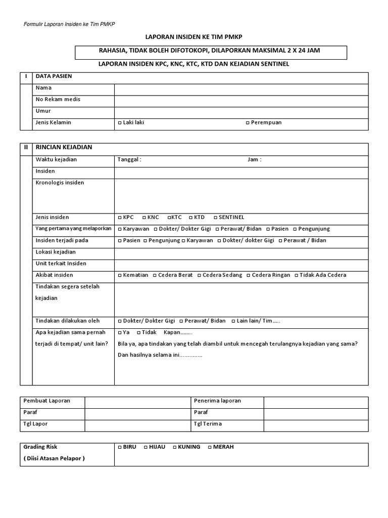 Formulir Ikp | PDF