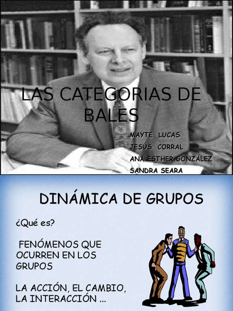 Aportaciones de Robert F. Bales | PDF | Liderazgo | Epistemología