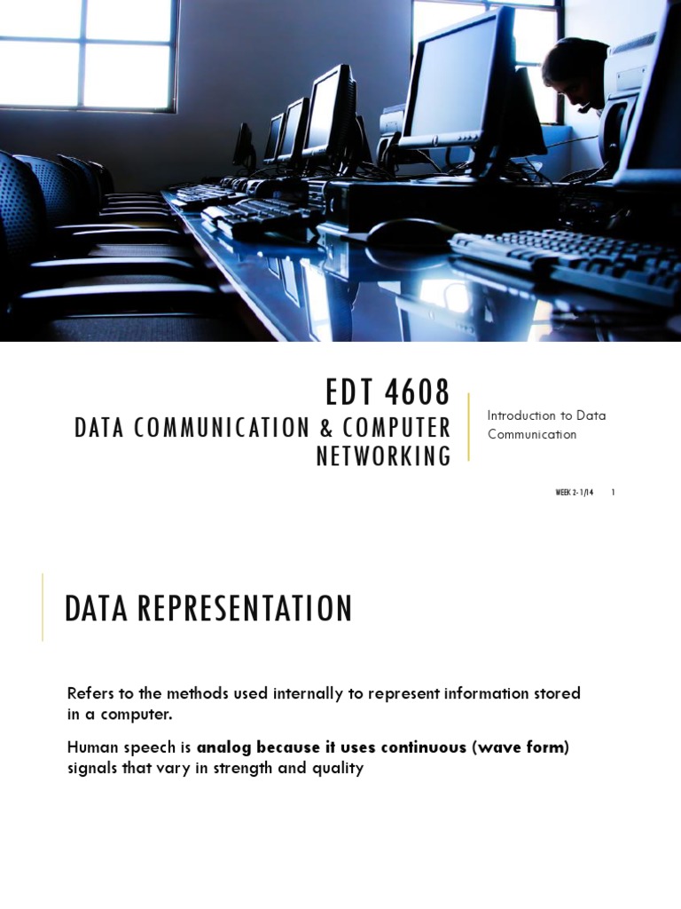 EDT 4608 - Week 02 | PDF | Modulation | Data Transmission